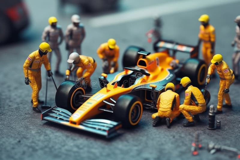 Fast and Furious: Illustration with a Formula 1 Theme Stock ...