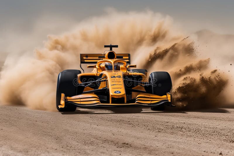 Fast and Furious: Illustration with a Formula 1 Theme Stock ...