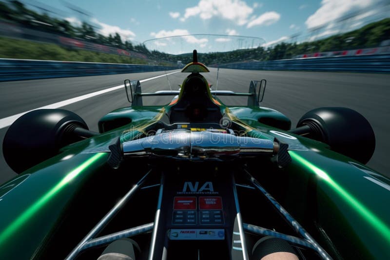 Fast and Furious: Illustration with a Formula 1 Theme Stock ...