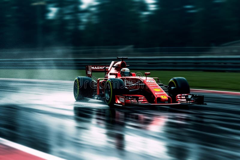 Fast and Furious: Illustration with a Formula 1 Theme Stock ...