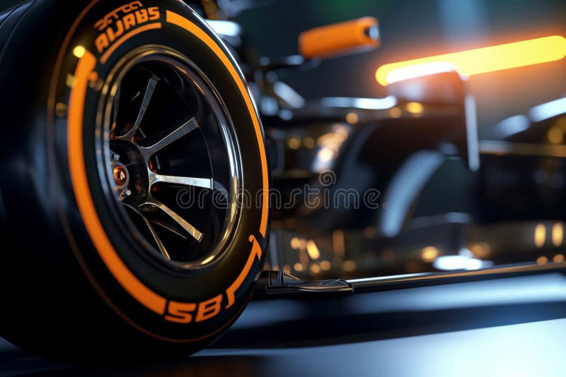 Fast and Furious: Illustration with a Formula 1 Theme Stock ...