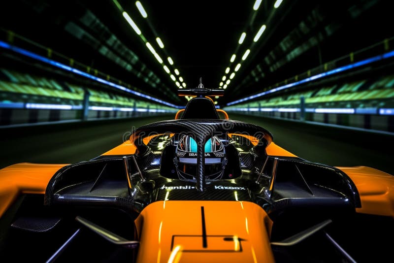 Fast and Furious: Illustration with a Formula 1 Theme Stock ...