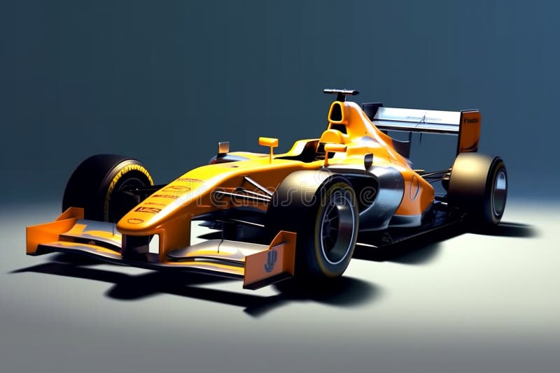 Fast and Furious: Illustration with a Formula 1 Theme Stock ...