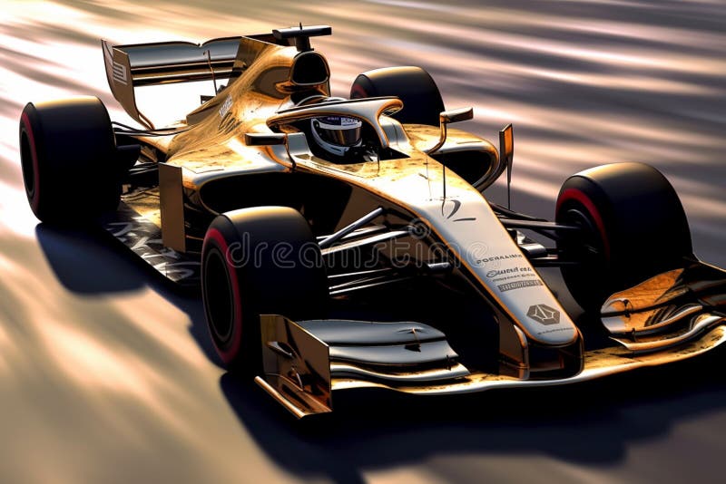 Fast and Furious: Illustration with a Formula 1 Theme Stock ...