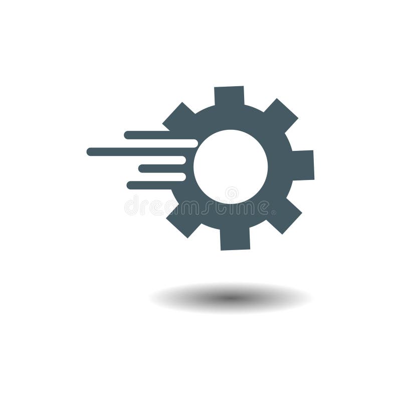 Fast Gear Vector Design Template Illustration Stock Vector ...