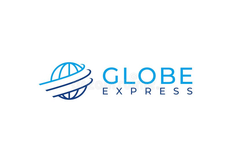 Fast Globe Logo Design. Good for Business Global Express Logistics ...