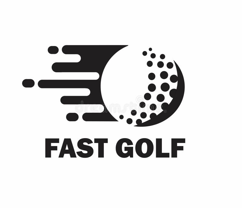 Fast Golf Logo Design Concept Stock Illustration - Illustration of fast ...