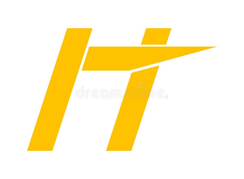 Fast H letter logo stock vector. Illustration of typography - 123528868