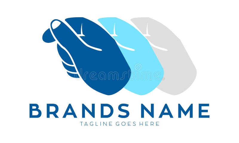 Fast Hand Giving Vector Logo Stock Vector - Illustration of children ...