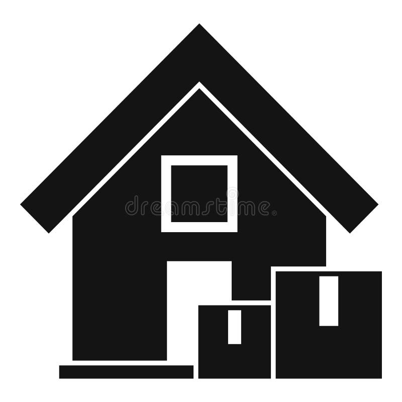 Fast Home Delivery Icon, Simple Style Stock Vector - Illustration of ...