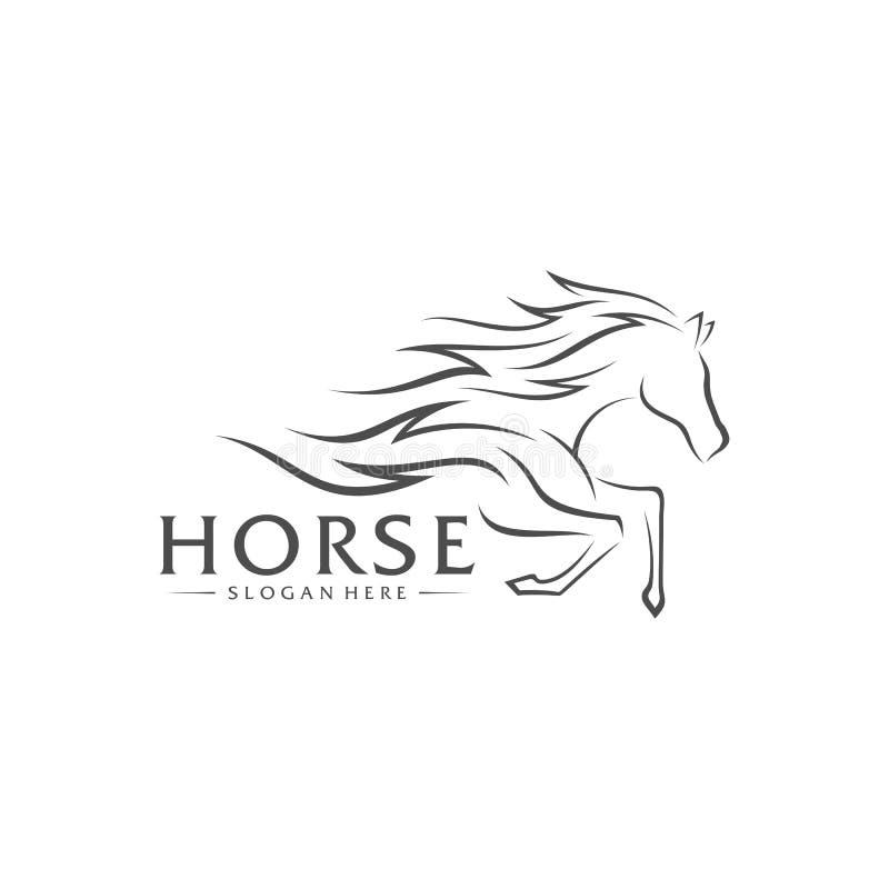 Fast Horse Logo Design Vector, Creative Design, Template, Illustration ...