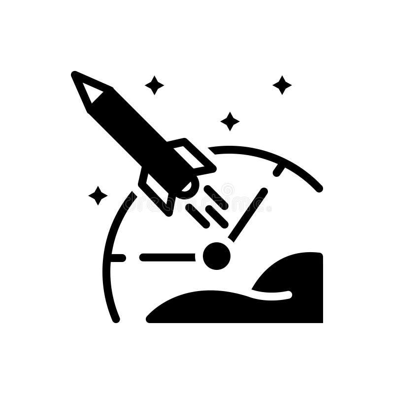 Black Solid Icon for Fast, Rapid and Aloft Stock Vector - Illustration ...