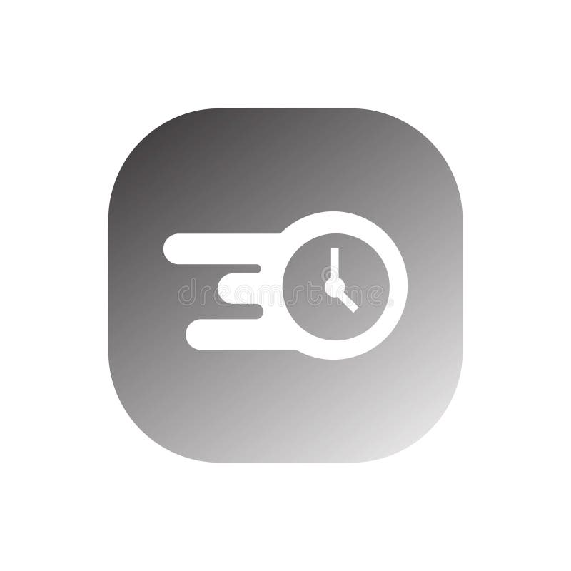 Fast icon vector stock vector. Illustration of timer - 308004748