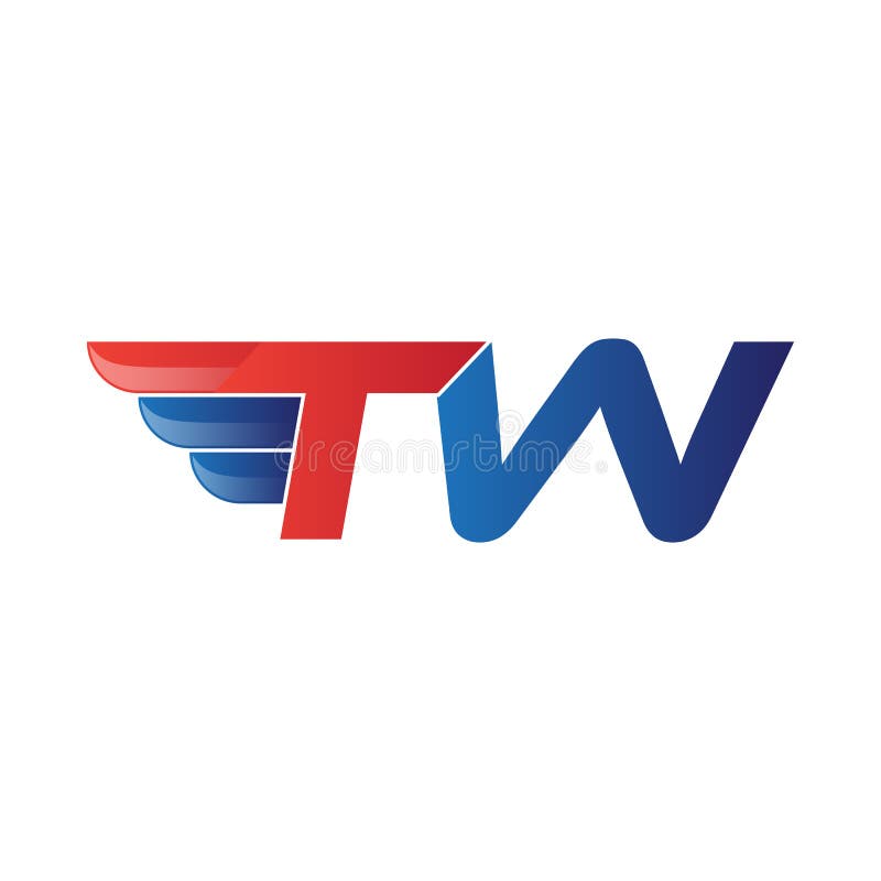 Letter Tw Logo Stock Illustrations – 768 Letter Tw Logo Stock ...