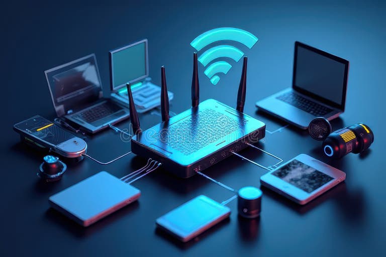 Fast Internet Access stock illustration. Illustration of broadband ...