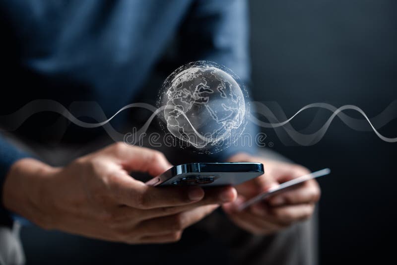 Fast Internet Connection of IOT Internet of Things. Bandwidth Network ...