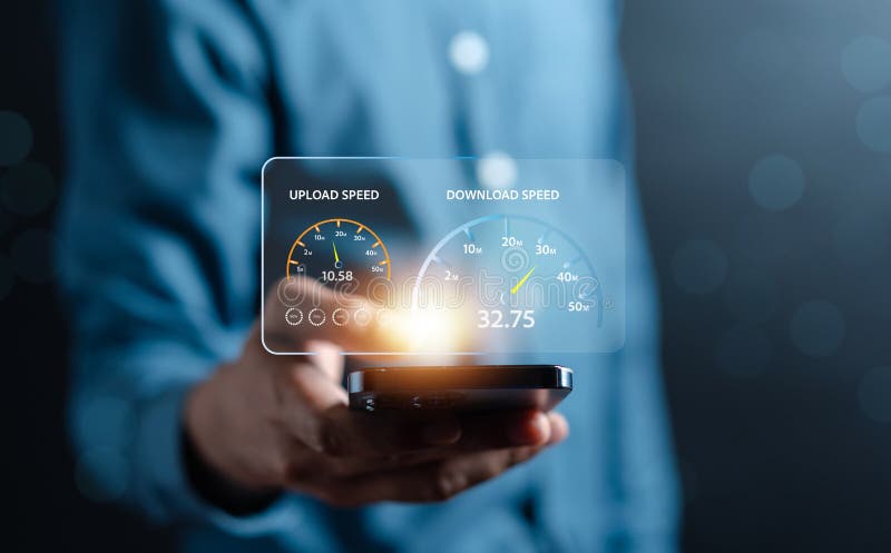 Fast Internet Connection Speedtest Bandwidth Network Technology, Man ... Fast Internet Connection Speedtest Bandwidth Network Technology, Man ...