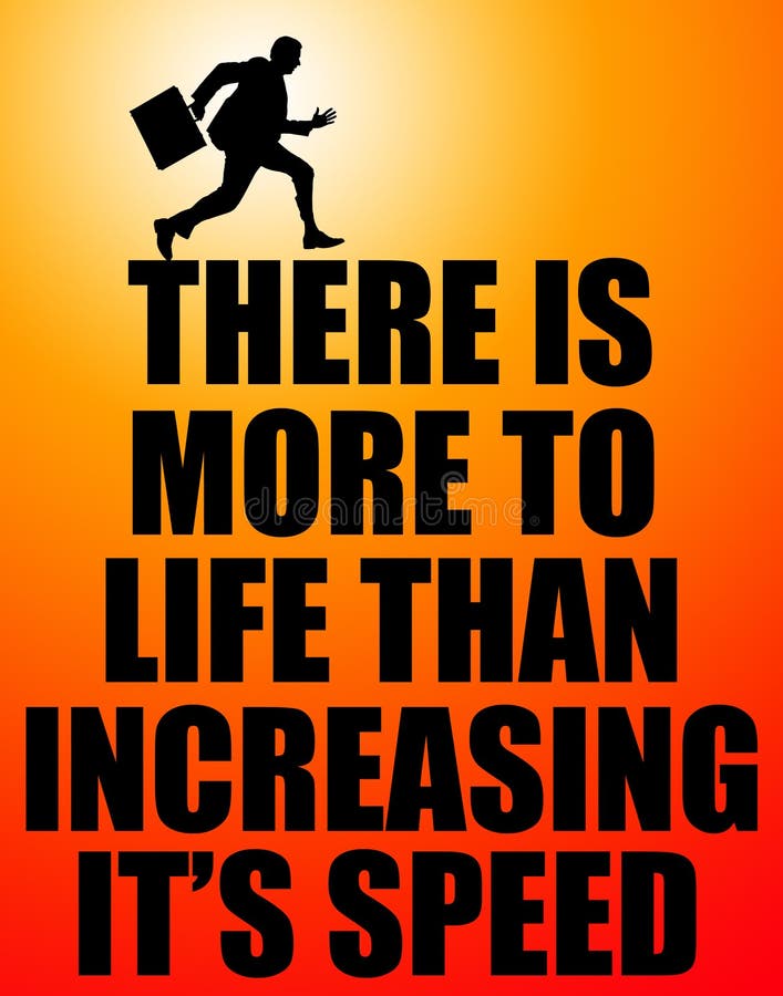 Busy life stock illustration. Illustration of life, everything - 47990926