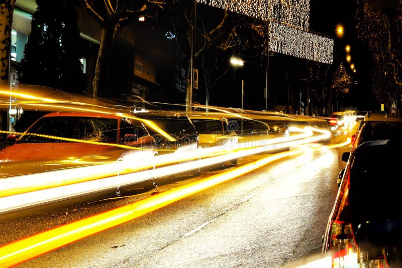 Fast light stock photo. Image of street, outdoor, alone - 106910010