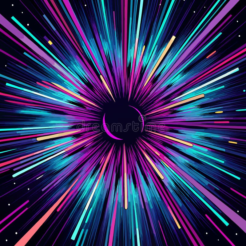 Fast Light Motion Speed Effect. Vector Realistic Illustration of ...