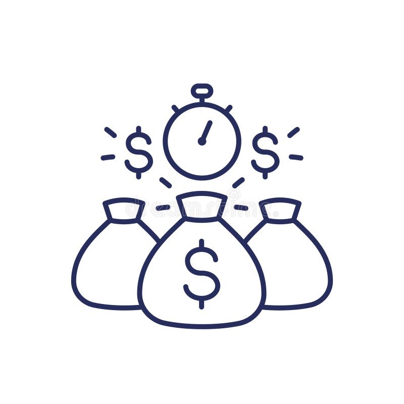 Fast loan logo design stock illustration. Illustration of background ...