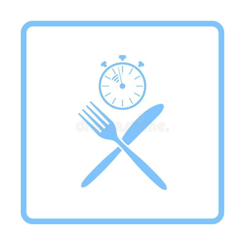 Fast Lunch Icon stock vector. Illustration of dinner - 210694028