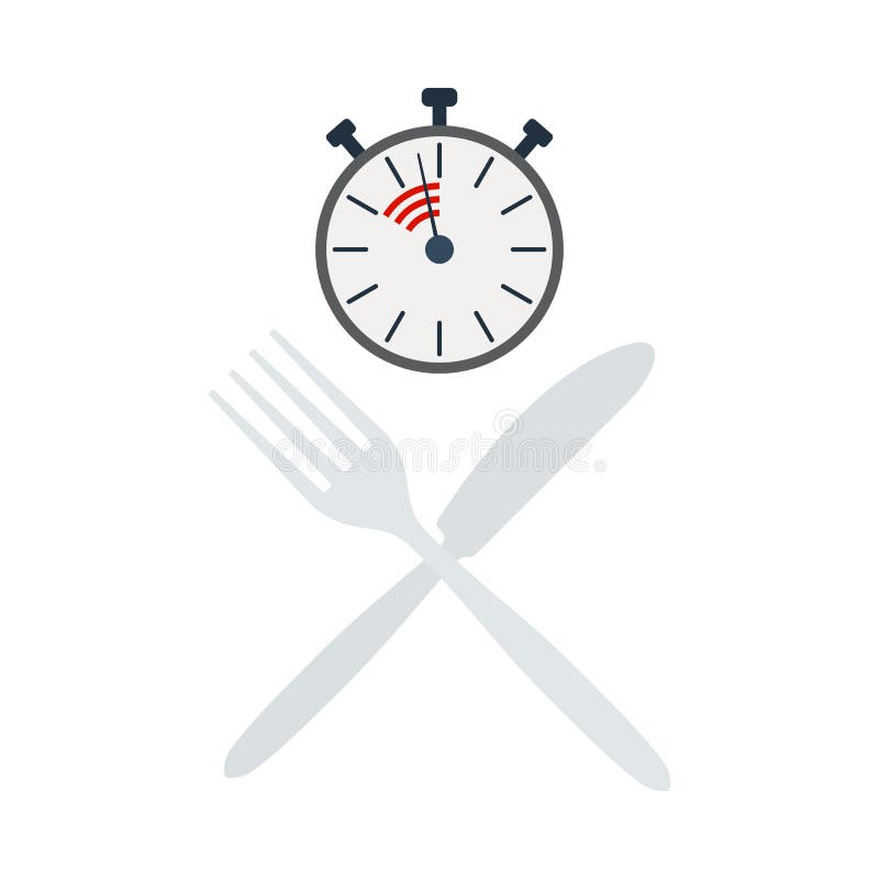 Fast Lunch Icon stock vector. Illustration of health - 205961117