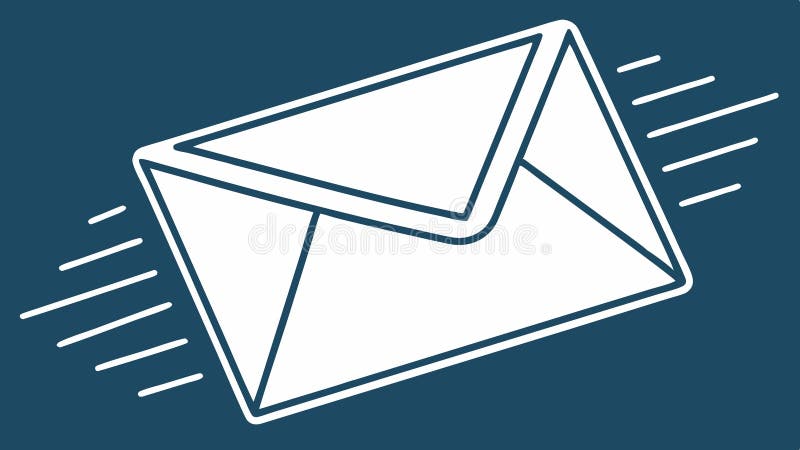 Fast Mail Icon with Motion Lines for Quick Communication Vector Design ...