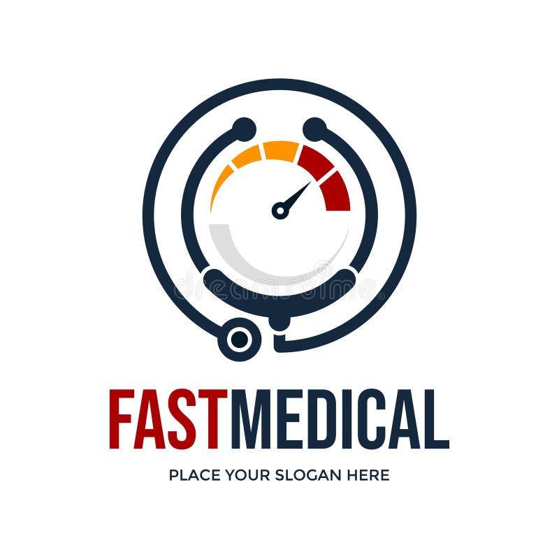 Fast Medical Logo Vector stock vector. Illustration of nurse - 263515553