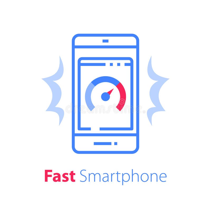 Fast Mobile Phone, Smartphone App Development, Performance Speed Stock ...