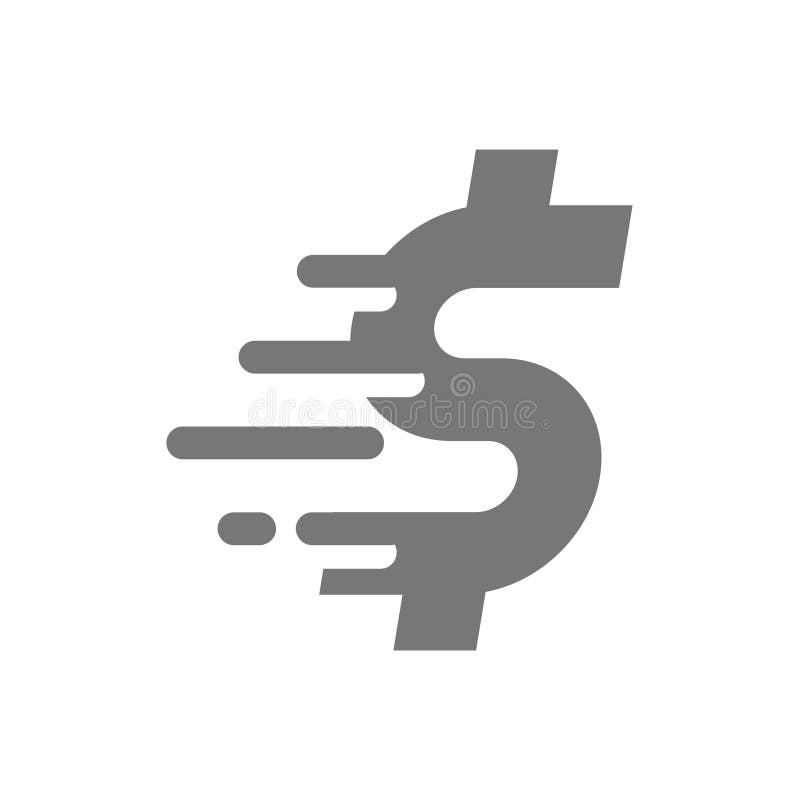 Fast Money Transfer Vector Icon Stock Vector Illustration Of Sending