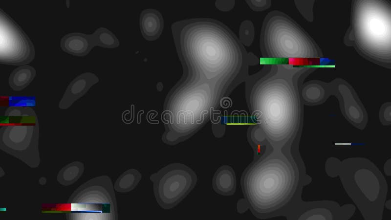 Digital Signal Damage Visualization Loop Animation. Noise, Glitch ...