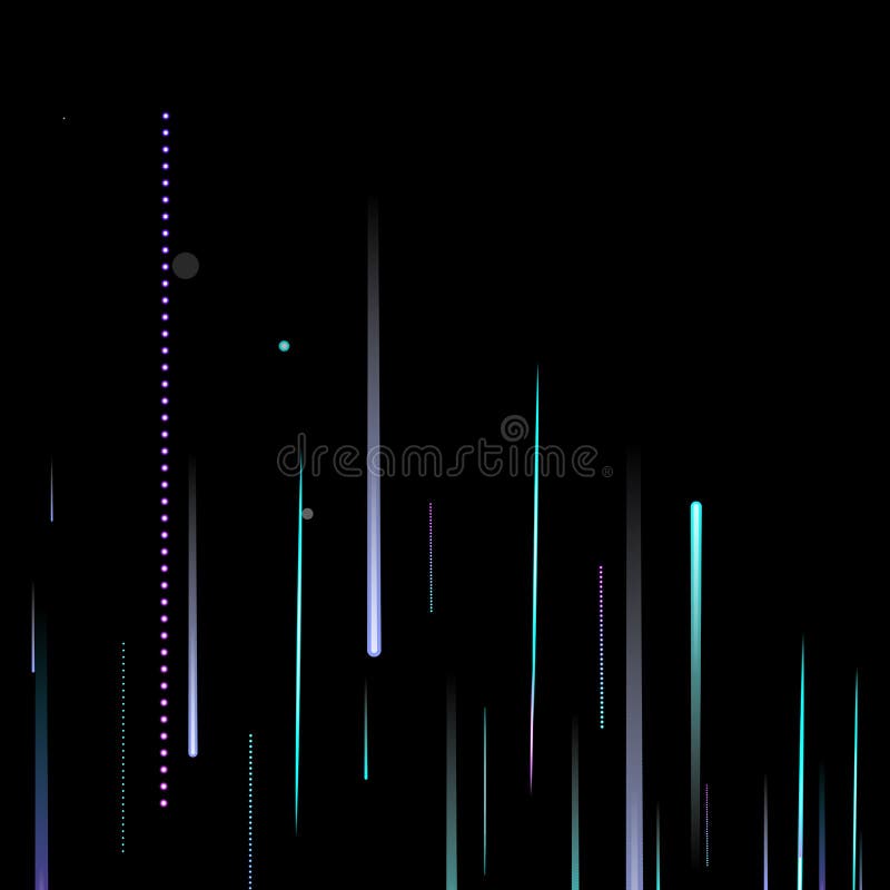 Fast Motion Neon. Glare Dynamic. Falling Glow. Stock Vector ...