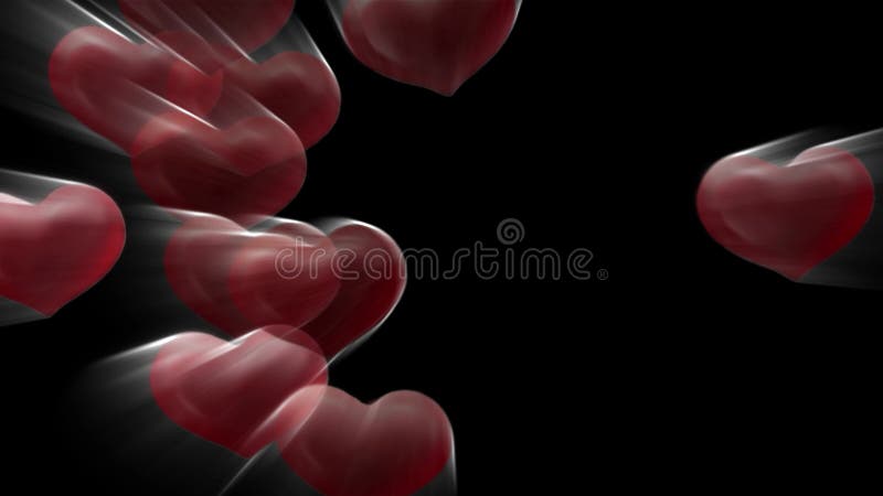 Fast Motion Pulse Red Love Shape with Ray Animation Stock Footage ...