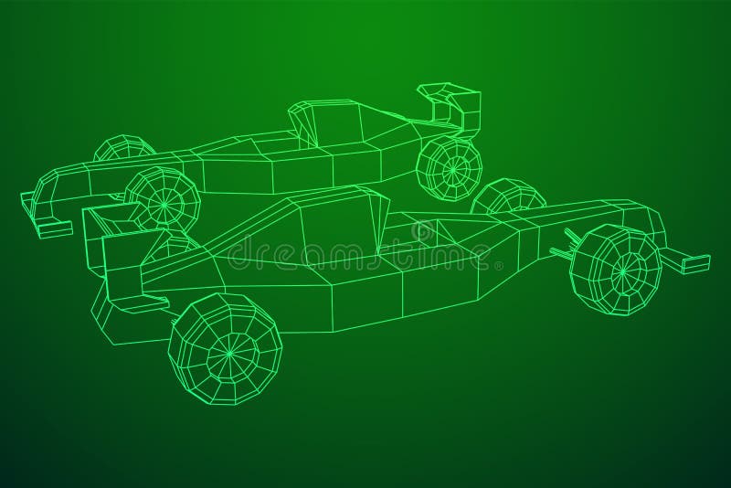 Fast Motor Sport Racing Car Speed Concept Stock Vector - Illustration ...