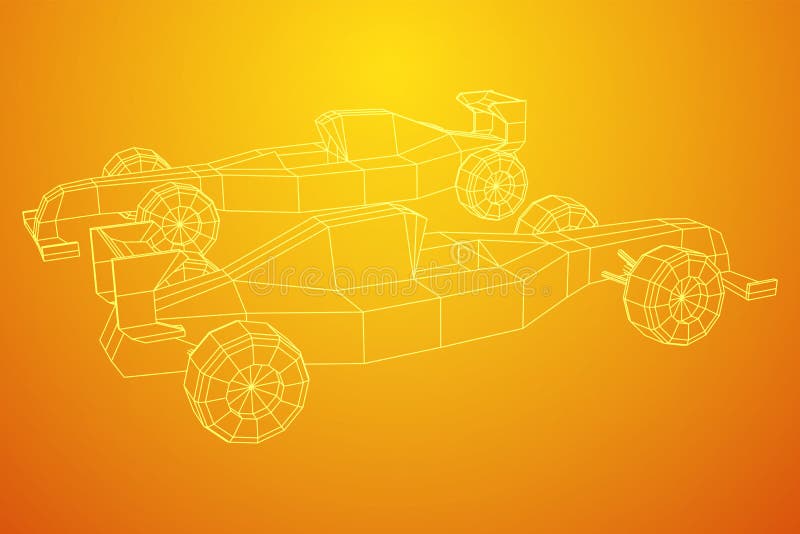 Fast Motor Sport Racing Car Speed Concept Stock Vector - Illustration ...