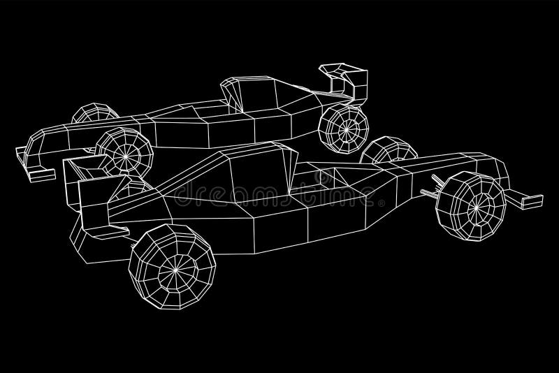 Wireframe Formula One Stock Illustrations – 118 Wireframe Formula One ...