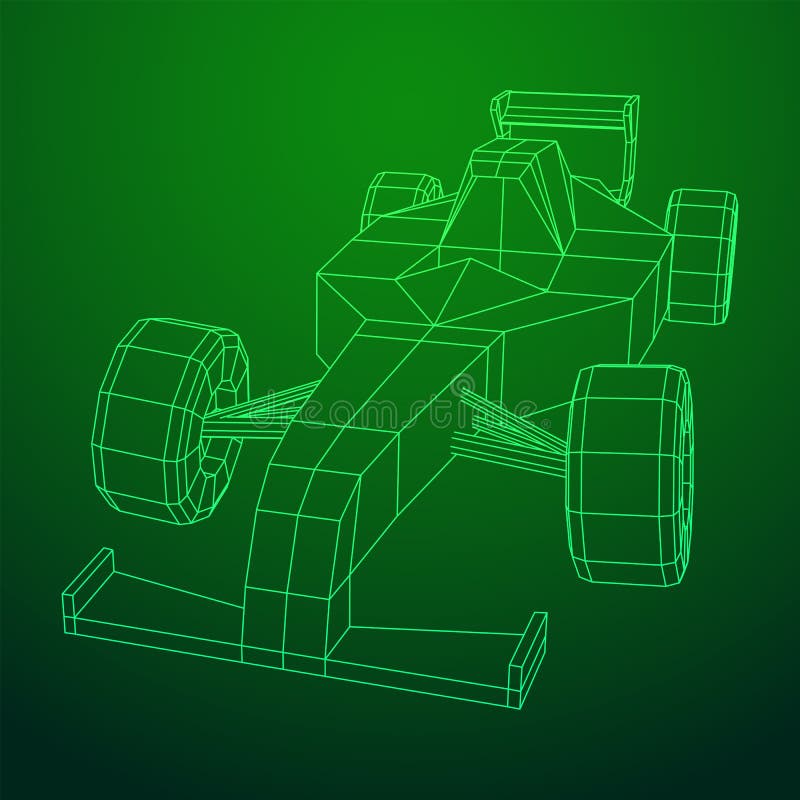 Fast Motor Sport Racing Car Speed Concept Stock Vector - Illustration ...