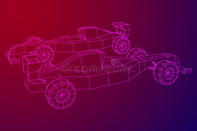 Fast Motor Sport Racing Car Speed Concept Stock Vector - Illustration ...