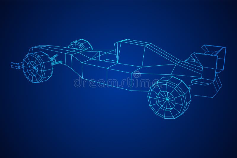 Fast Motor Sport Racing Car Speed Concept Stock Vector - Illustration ...