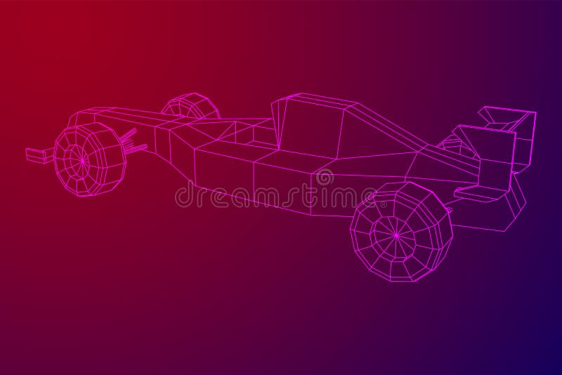 Fast Motor Sport Racing Car Speed Concept Stock Vector - Illustration ...