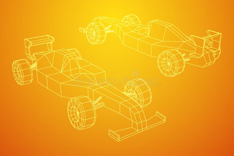 Fast Motor Sport Racing Car Speed Concept Stock Vector - Illustration ...