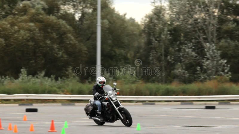 Fast Car Ride through City at Night in Rays of Street Lights, Long ...