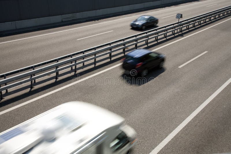 Fast-moving stock photo. Image of speed, highway, speeders - 12403826