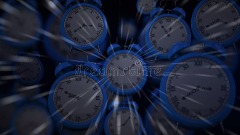Fast Moving Clock and Light Trails Stock Footage - Video of abstract ...