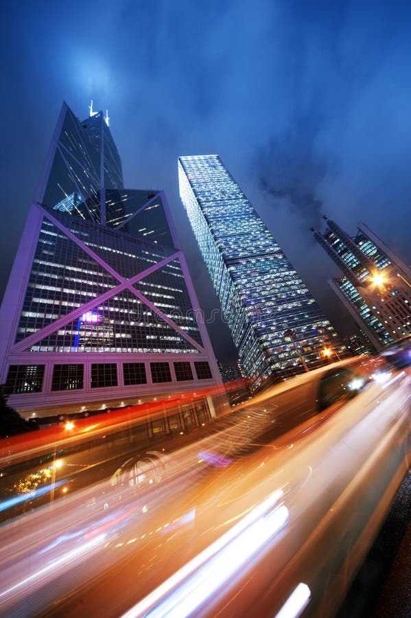 Fast moving bus at night stock photo. Image of evening - 12489362