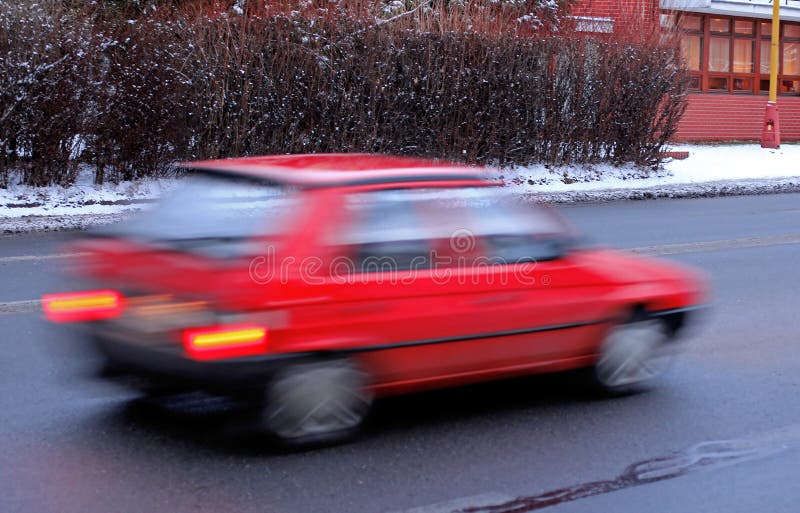 Fast moving car stock image. Image of movement, line - 16315817