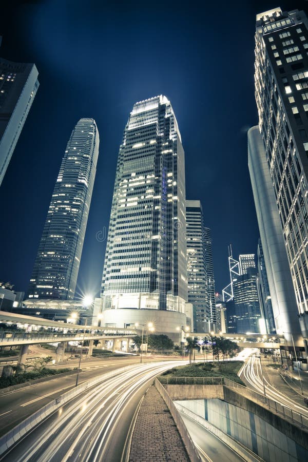 Fast moving cars stock image. Image of cityspace, district - 30454141