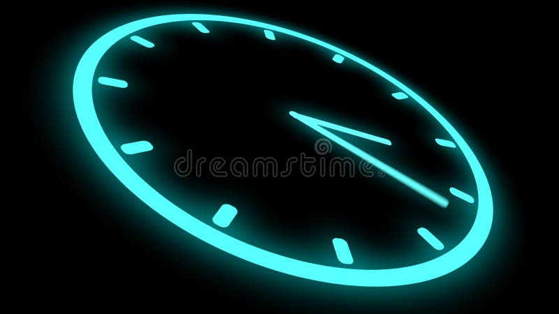 Spinning Clock stock illustration. Illustration of concept - 36703543