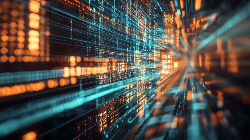 Fast Moving Data Streams Digital Space Stock Photos - Free & Royalty ...